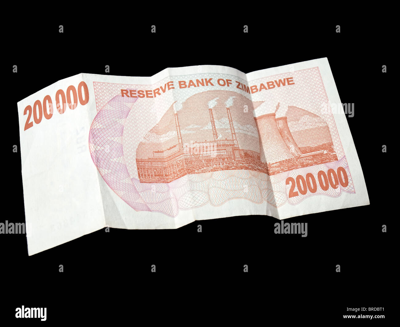 200K bill of Zimbabwe's dollars Stock Photo - Alamy