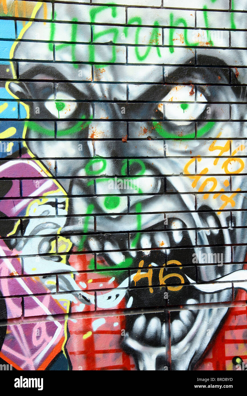 Scary graffiti hi-res stock photography and images - Alamy
