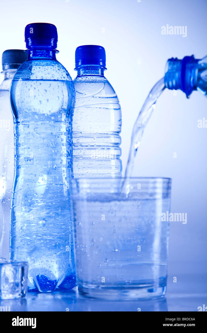 Water with ice Stock Photo - Alamy