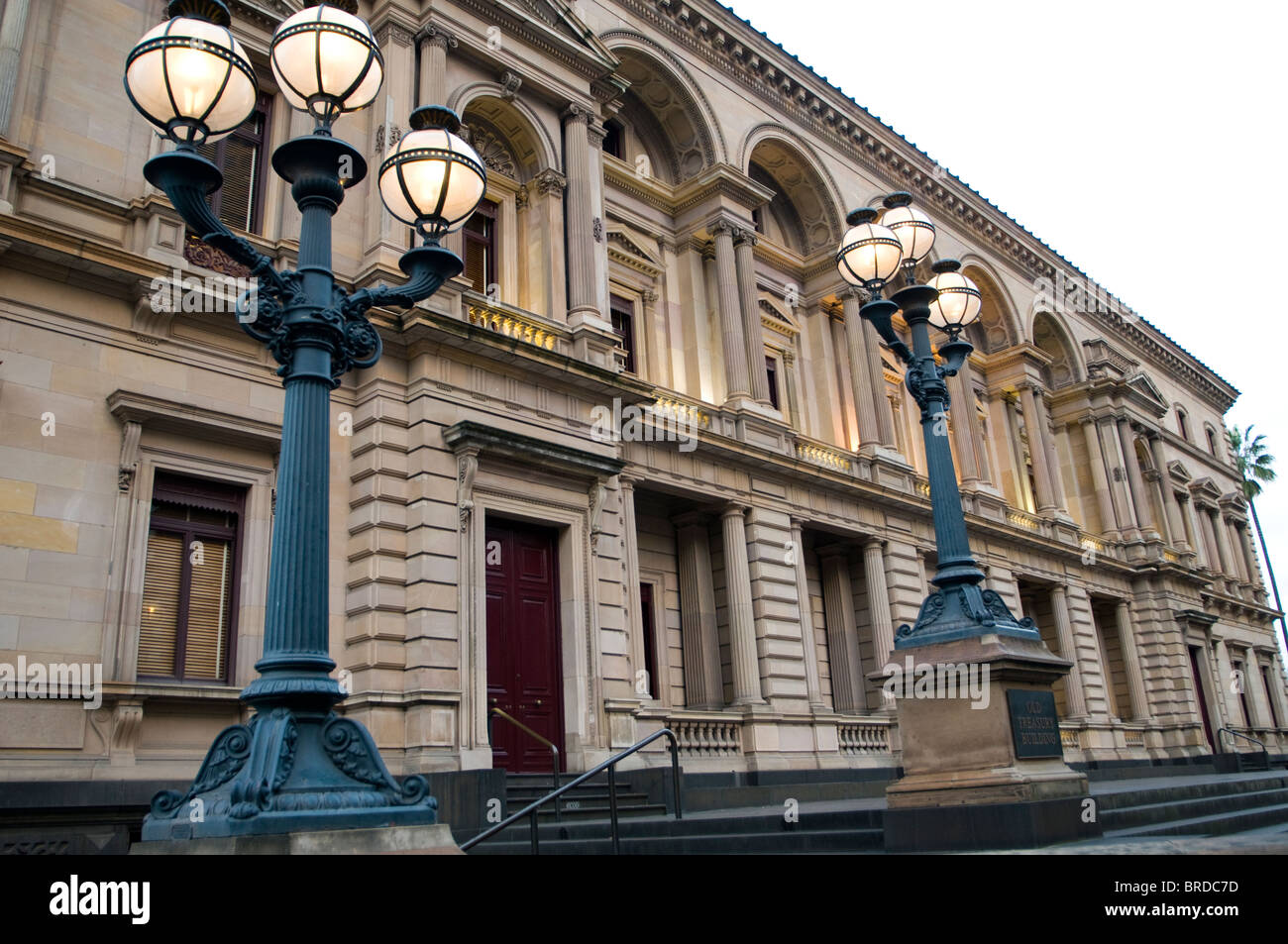 Treasury building, Spring Street, Melbourne, Victoria, Australia Stock ...