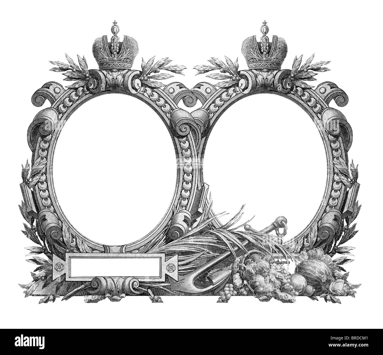 White Victorian Picture Frames