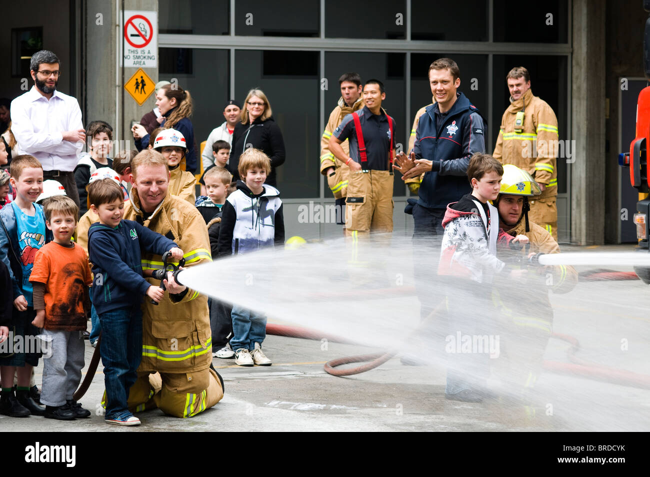 Fire rescue demonstration, Fire Services Museum, Melbourne, Victoria ...