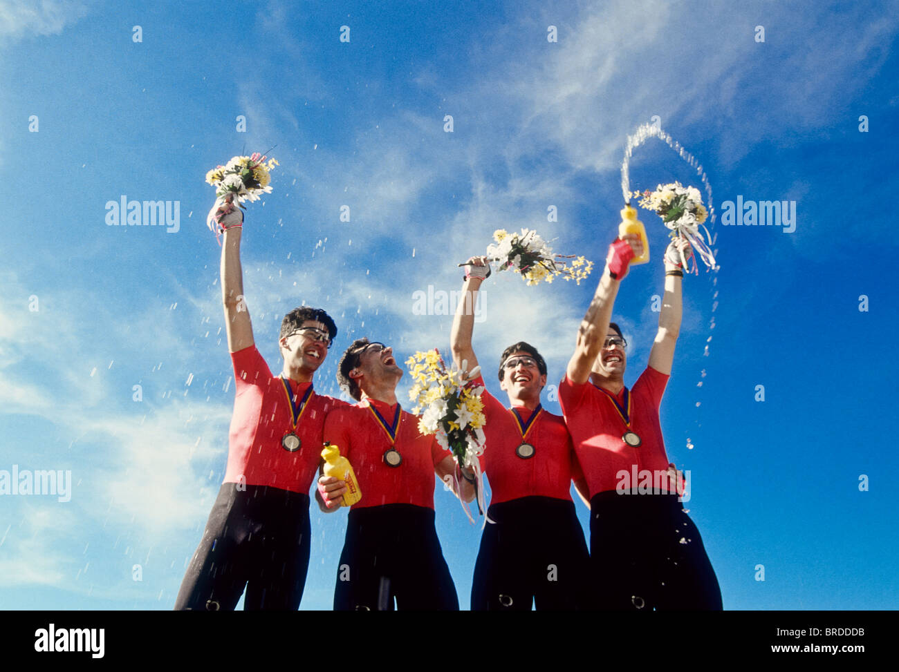Winners podium with medals hi-res stock photography and images - Alamy