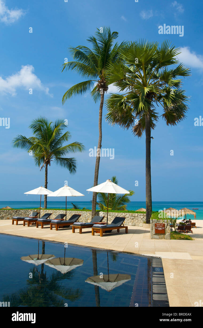 The Chedi Hotel at Pansea Beach, Phuket Island, Thailand Stock Photo ...