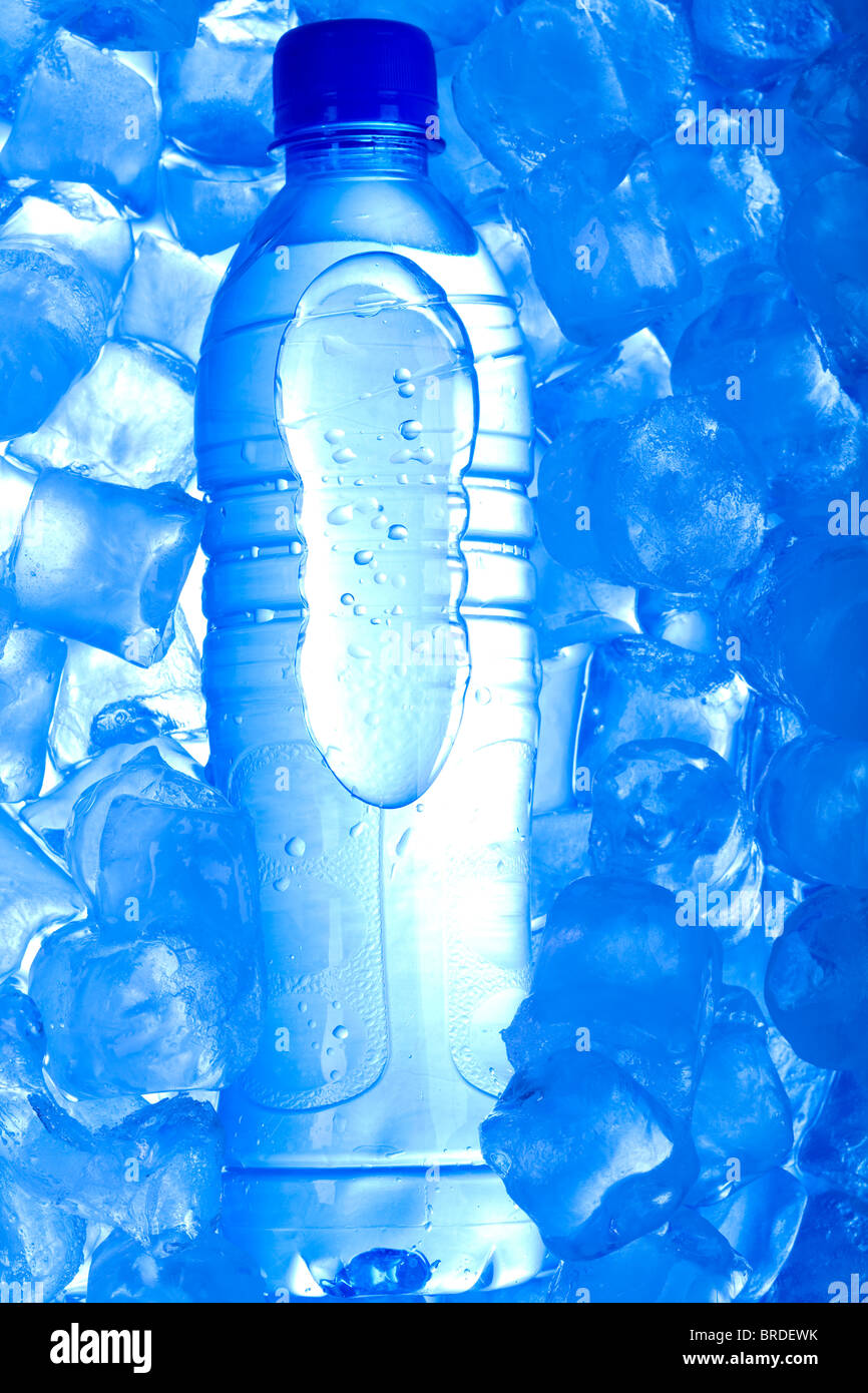 Water with ice Stock Photo - Alamy