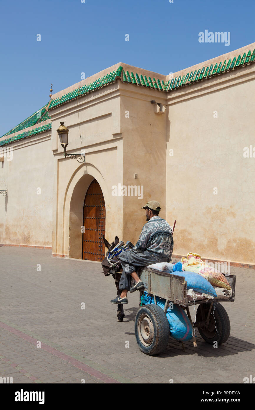 Donkey cart marrakech morocco north hi-res stock photography and images ...