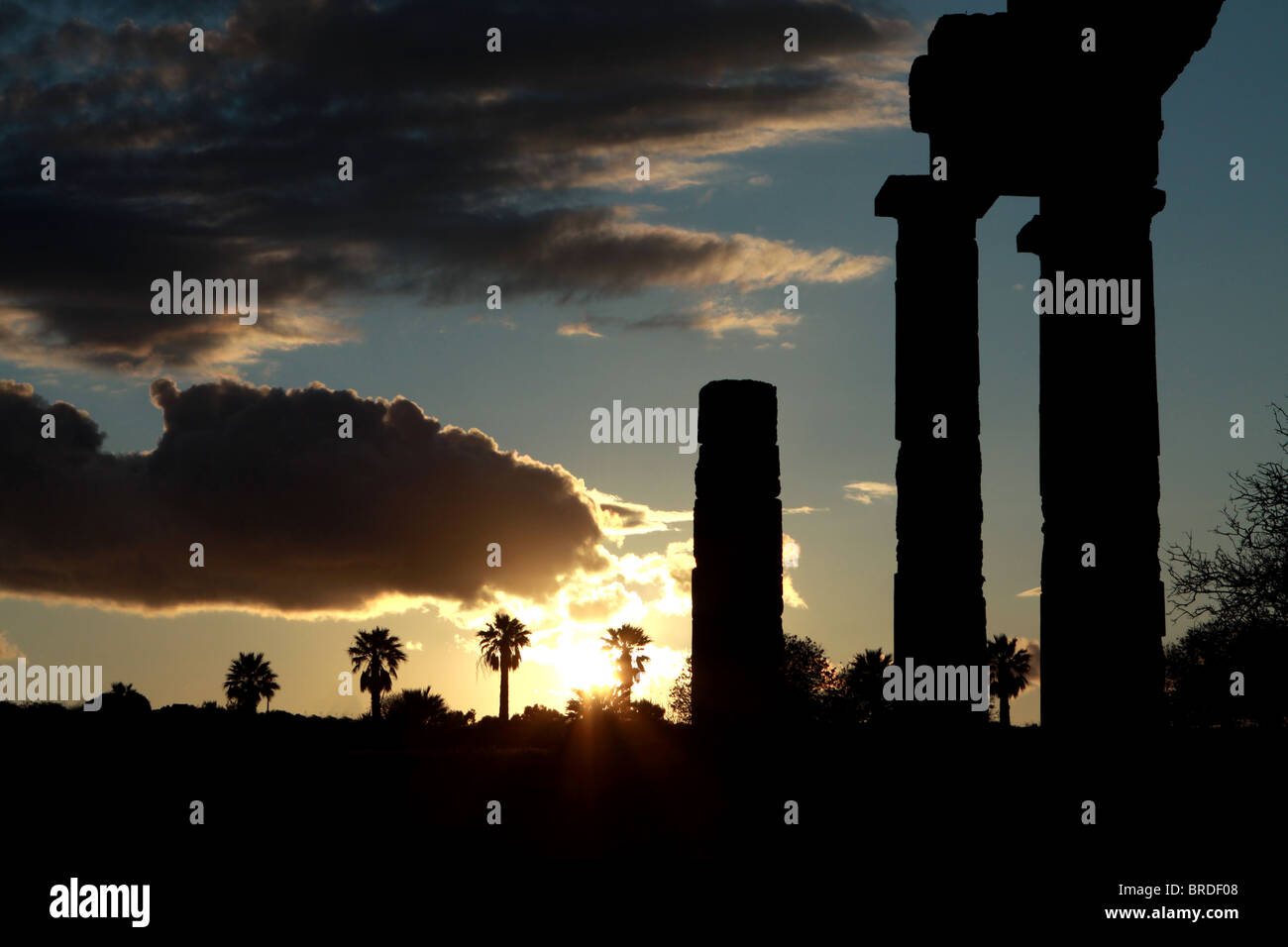 Apollo temple sunset hi-res stock photography and images - Alamy