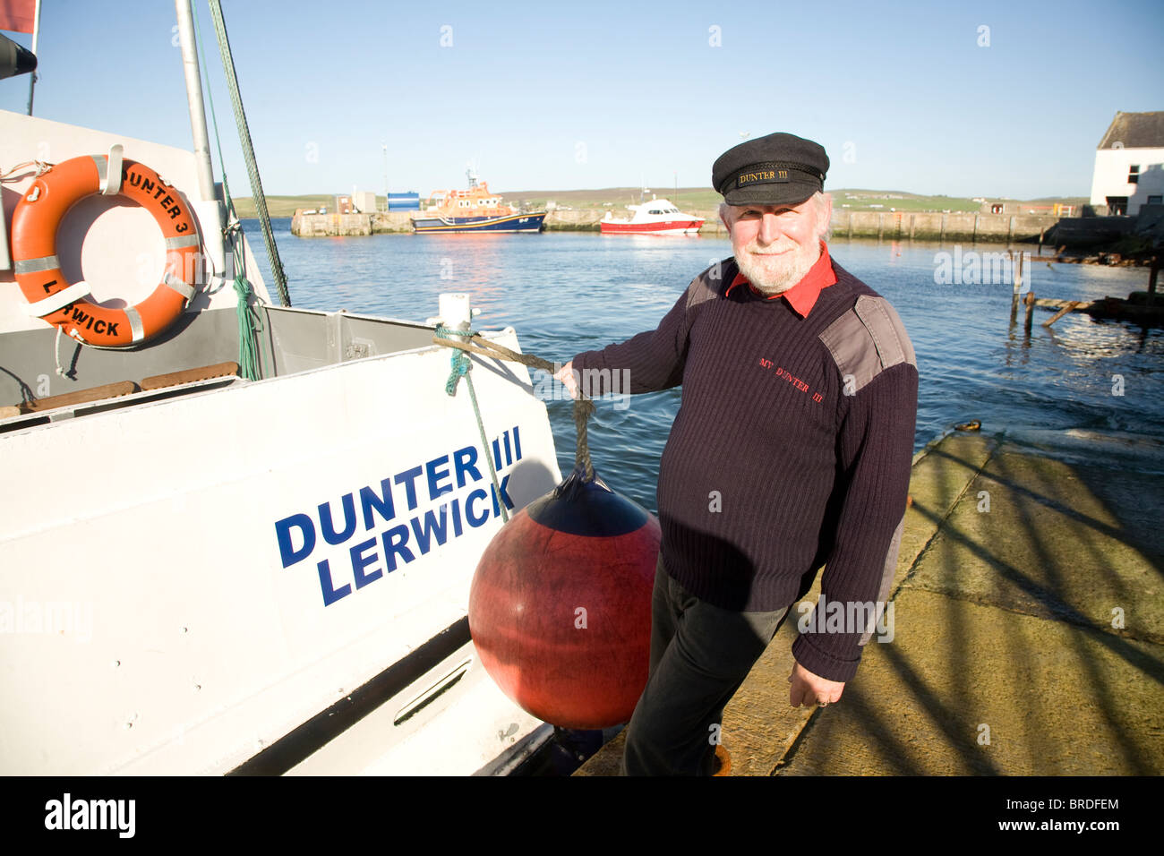 MV Dunter III, The Noss Boat, Lerwick, Shetland Islands, Scotland Stock ...
