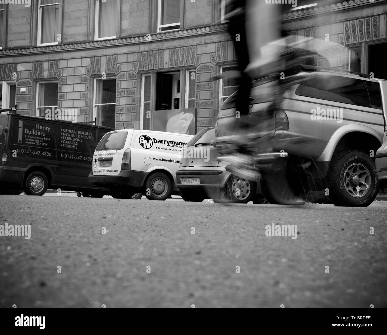 Blur courier passing park circus hi-res stock photography and images ...