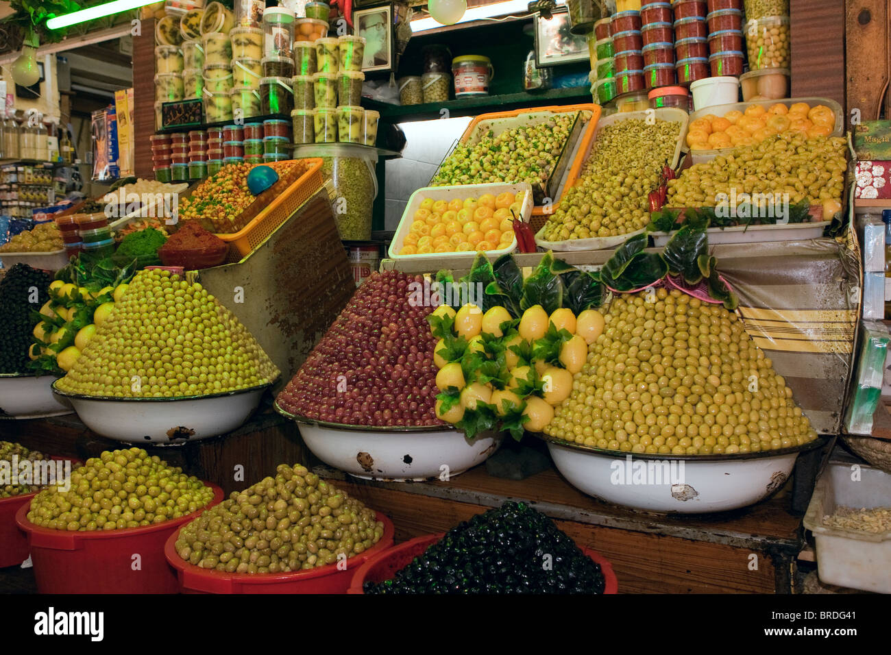 Spice and covered market / souk, Meknes, Morocco Stock Photo - Alamy