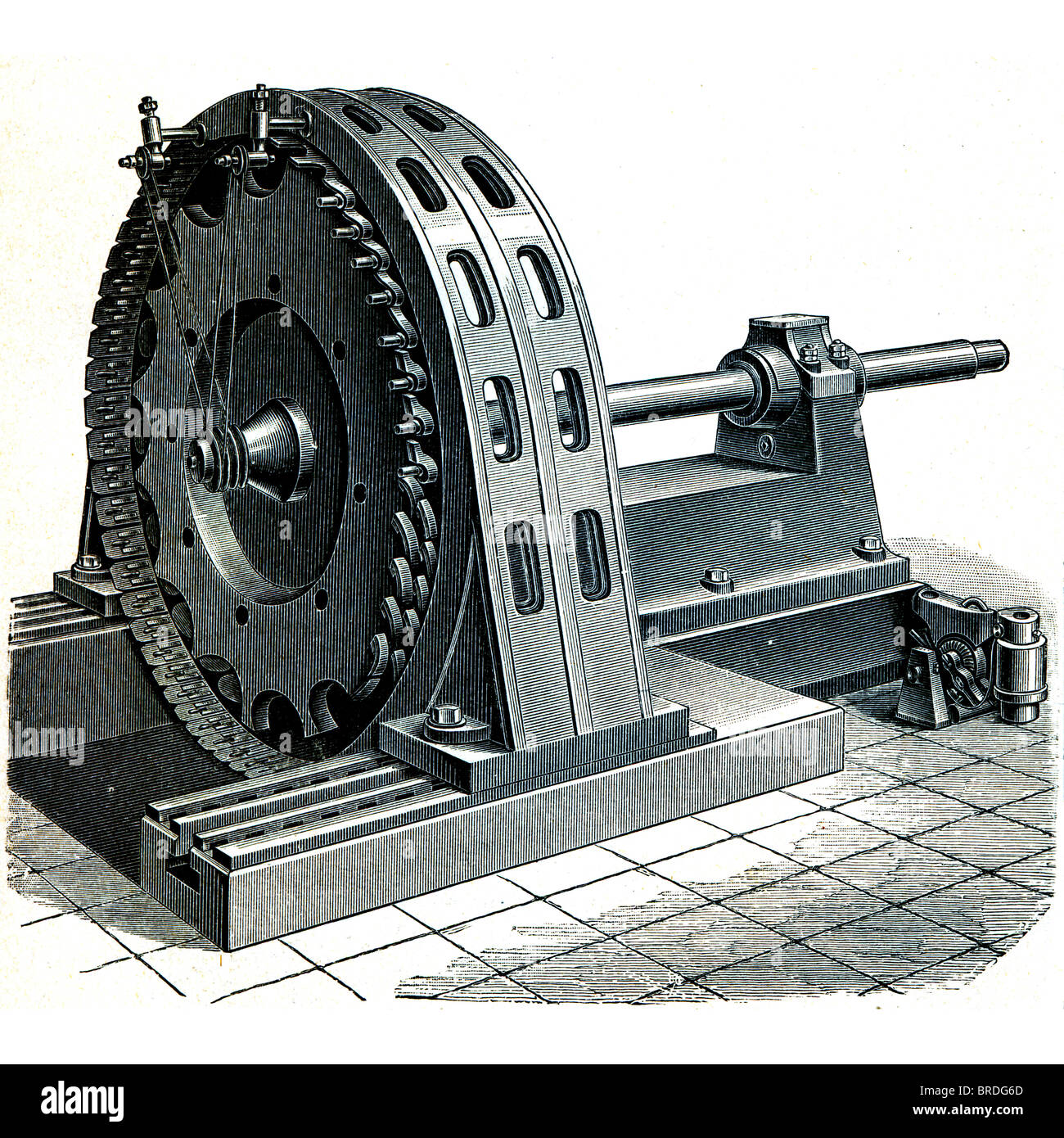 three-phase current dynamo Oerlikon Stock Photo - Alamy