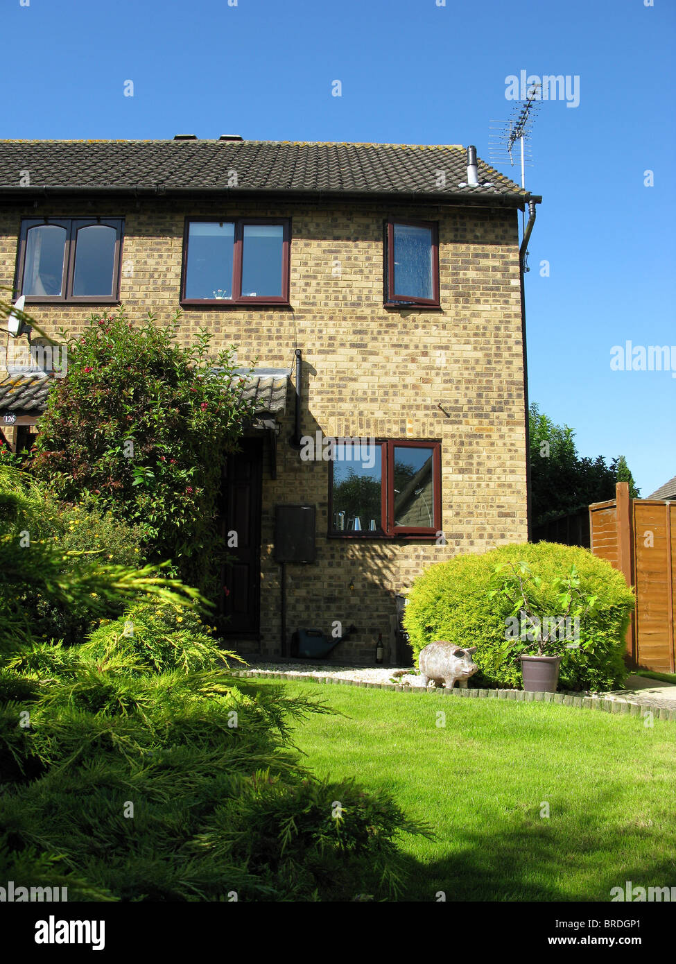1980s Red Brick Tudor Homes