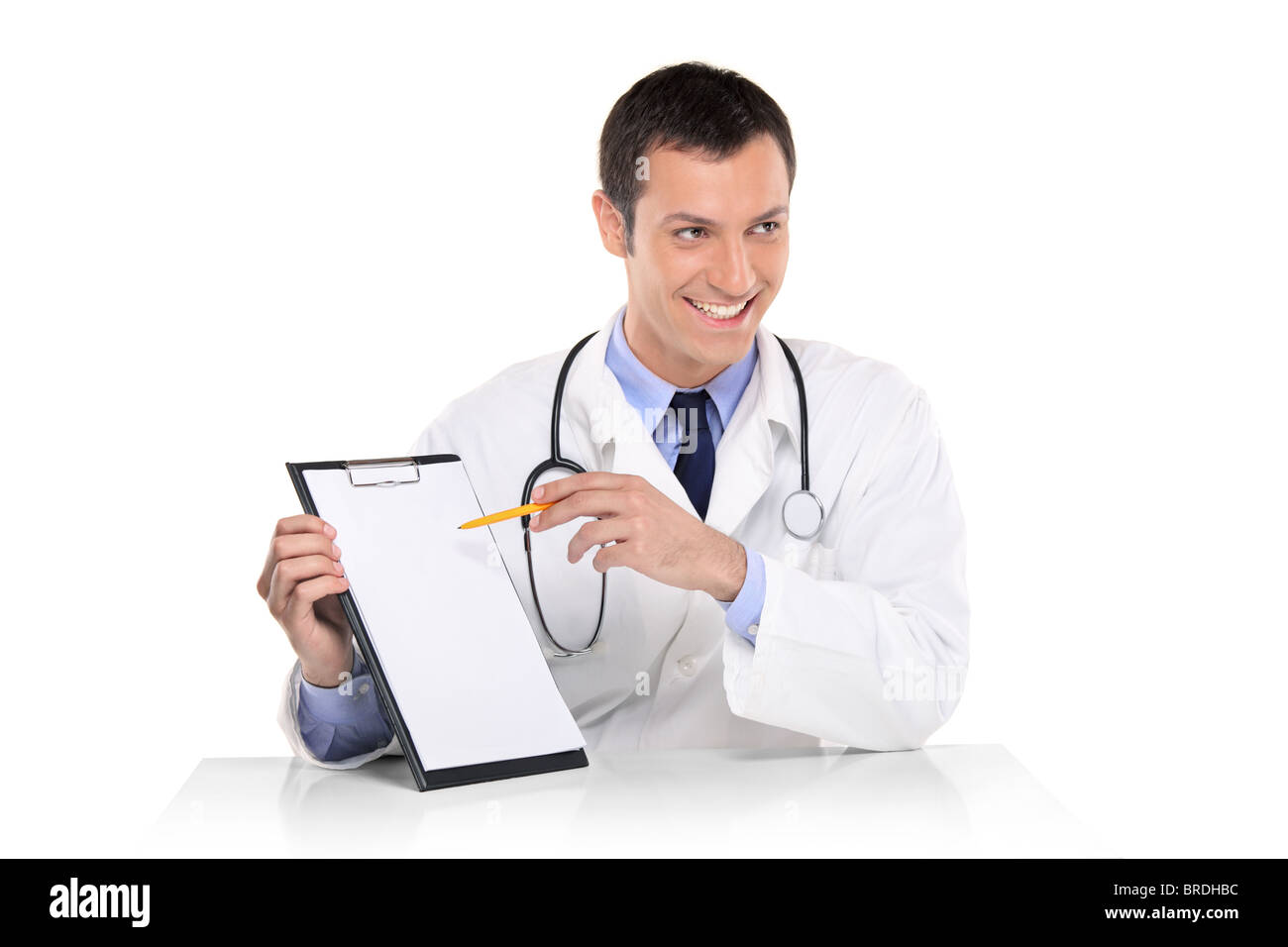 Portrait young attractive doctor Cut Out Stock Images & Pictures - Alamy