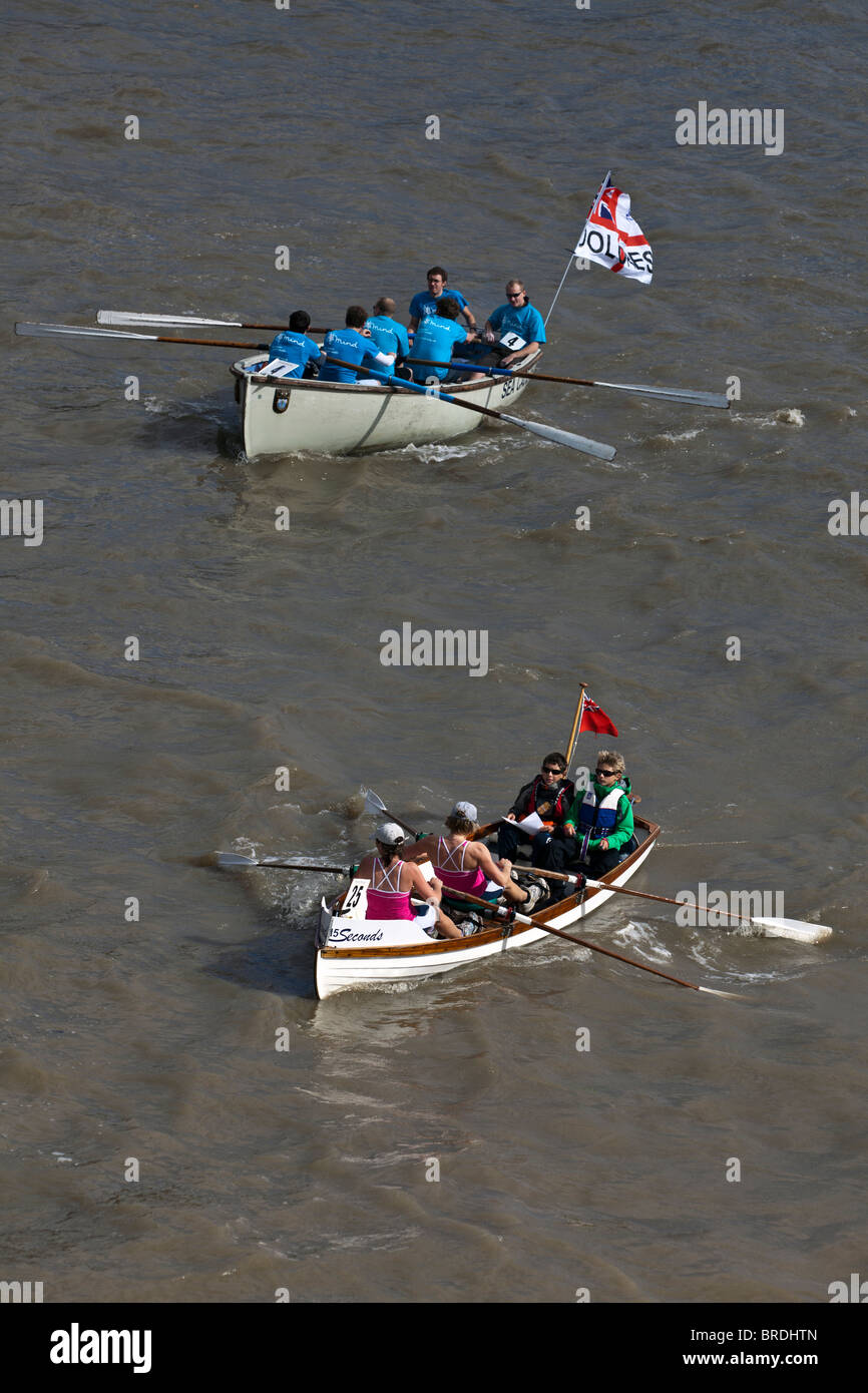 The Great River Race, The Thames, London, UK. September 2010 Stock ...