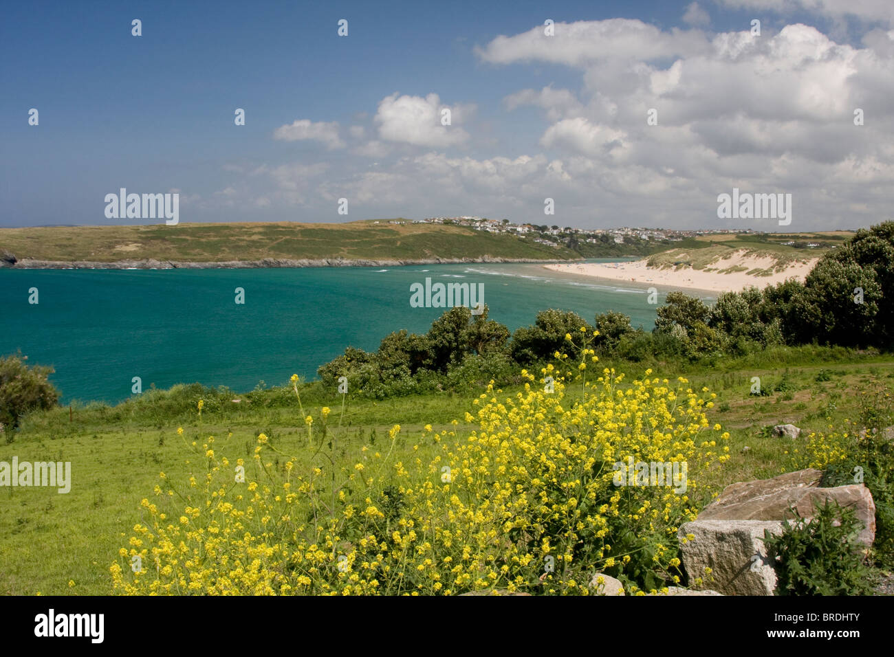 Crantock beach hi-res stock photography and images - Alamy