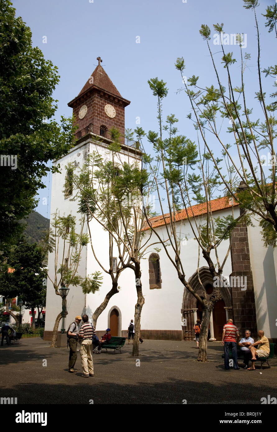 Igreja Matriz in Machico - Madeira Stock Photo - Alamy