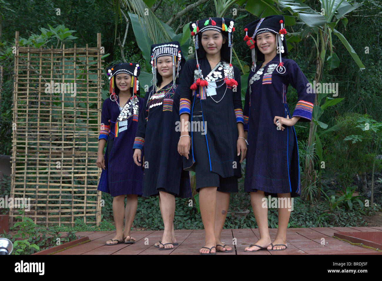 Laos Fashion Show for Ethnic Clothes of Hmong People Stock Photo - Alamy