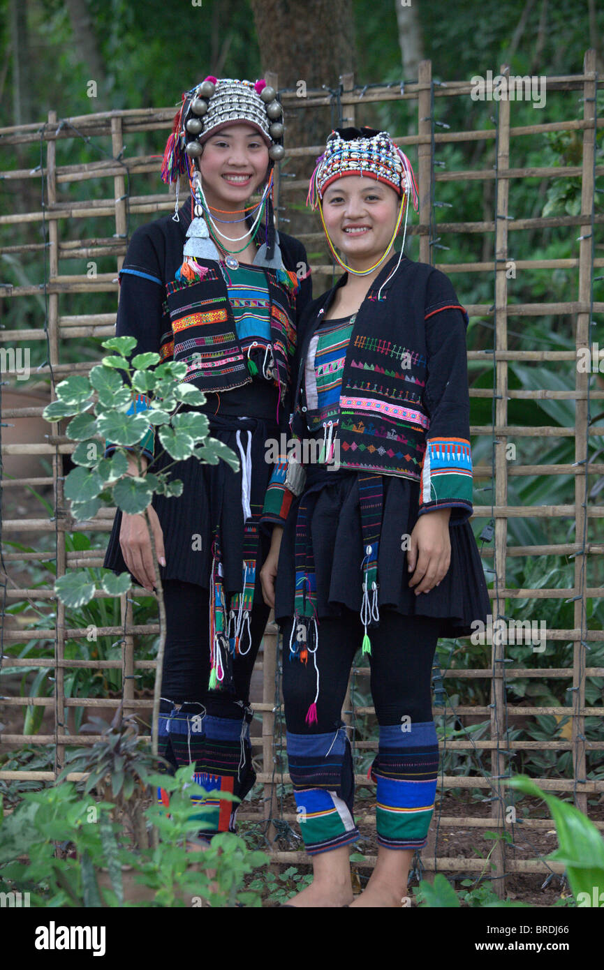 Laos Fashion Show for Ethnic Clothes of Hmong People Stock Photo - Alamy