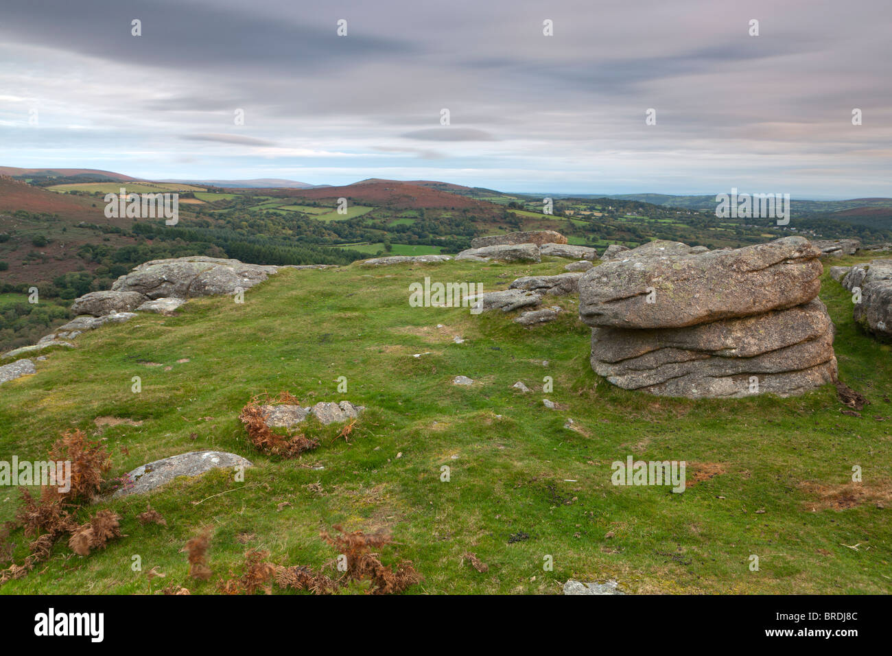 Smallacombe Rocks in the Dartmoor National Park Stock Photo - Alamy