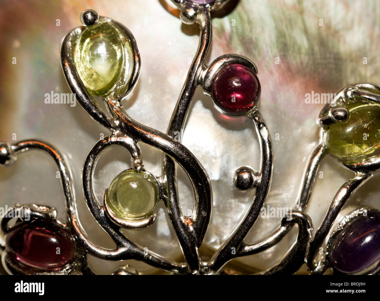 Silver floral details hi-res stock photography and images - Alamy