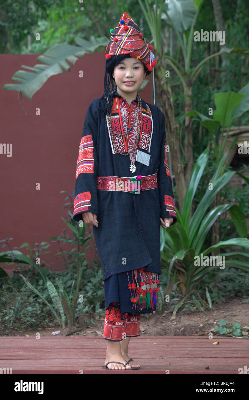 Laos Fashion Show for Ethnic Clothes of Hmong People Stock Photo - Alamy