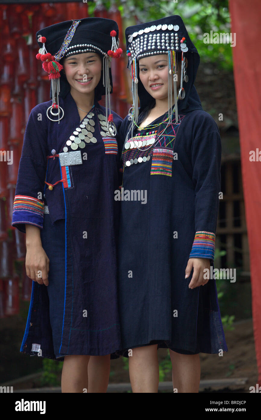 Laos Fashion Show for Ethnic Clothes of Hmong People Stock Photo - Alamy