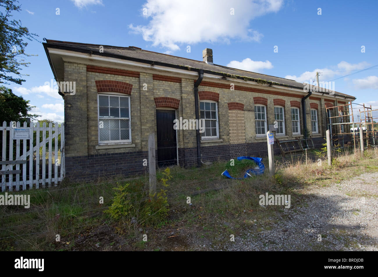 Old Station building at Little Bytham Stock Photo - Alamy