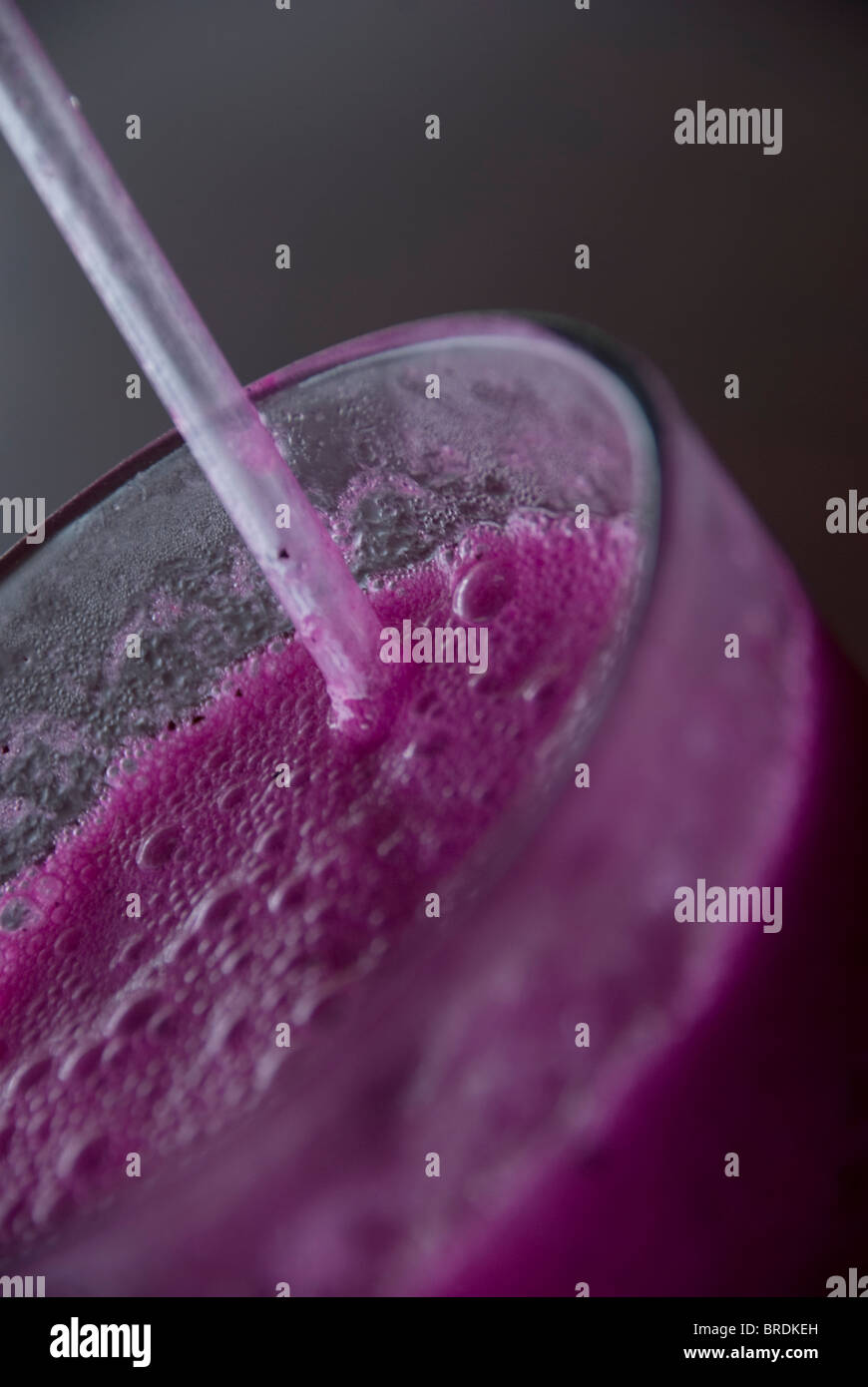 Pitaya drink in a glass. Also known as Pitahaya, Dragon fruit, Huo Long ...