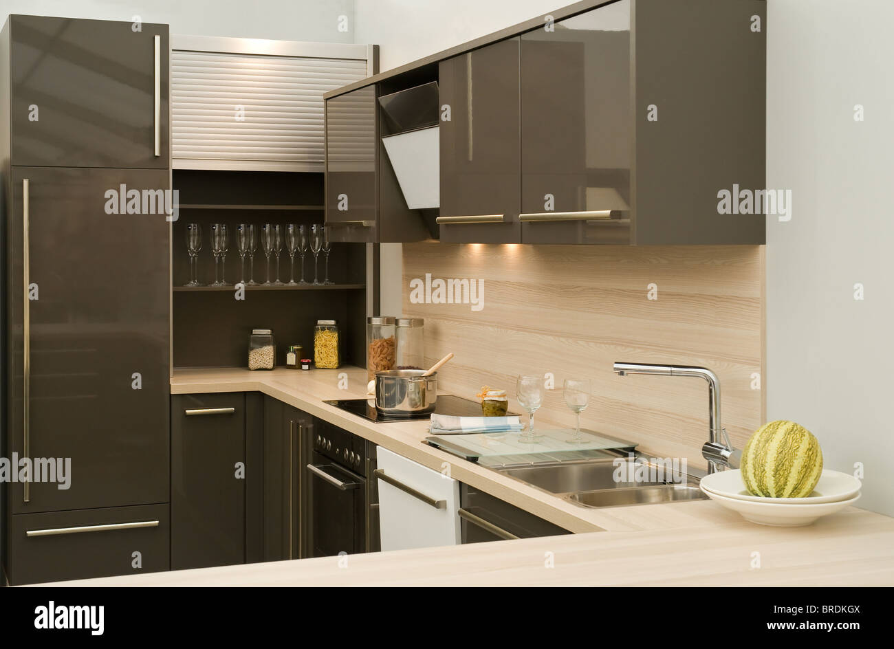 Modern Kitchen High Resolution Stock Photography and Images - Alamy