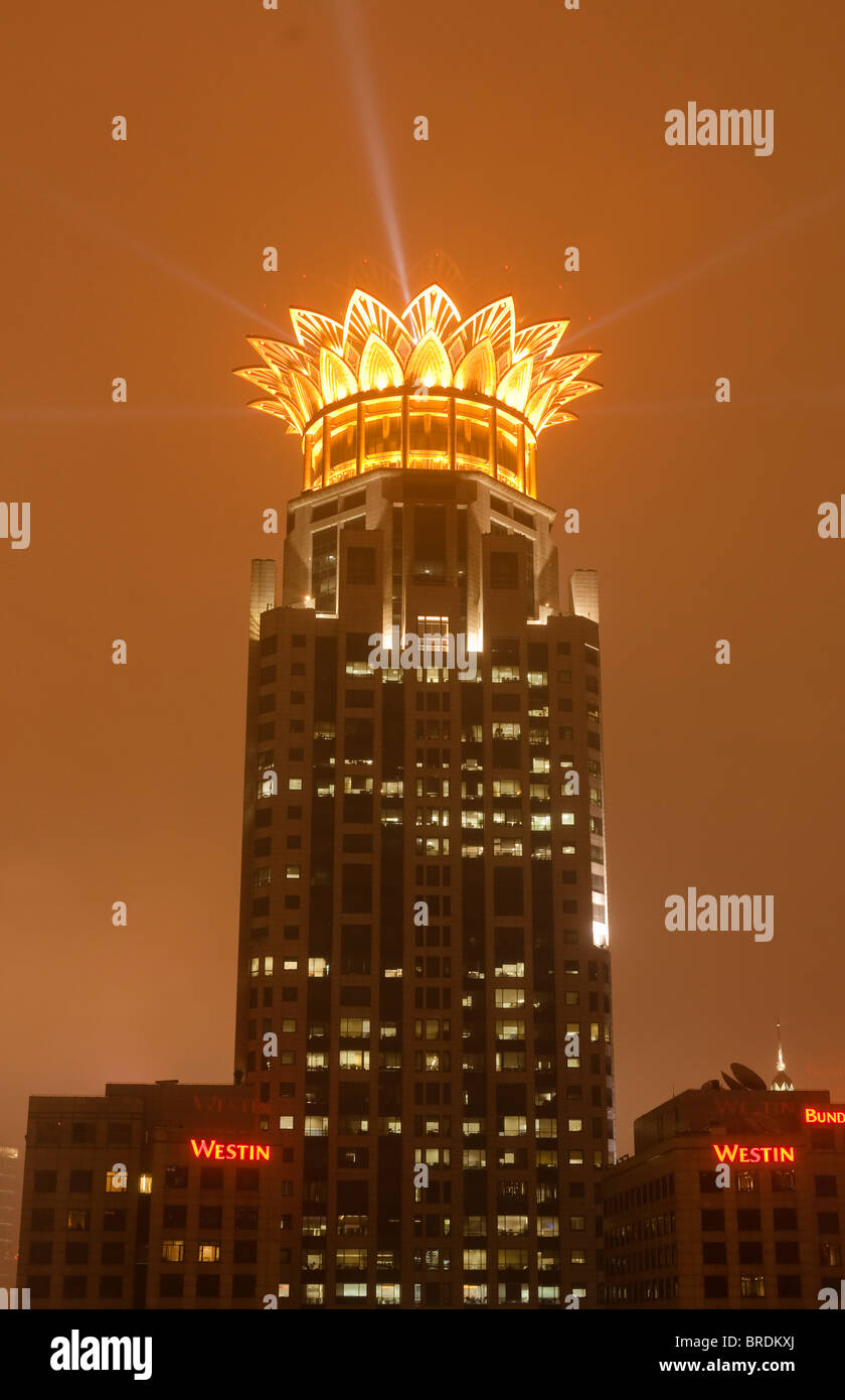 Shanghai flower building China Stock Photo - Alamy