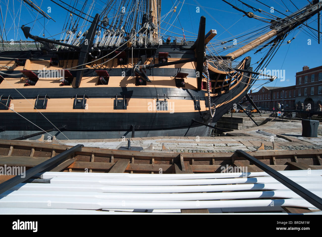 HMS Victory, Portsmouth Historic Dockyard, England, UK Stock Photo - Alamy