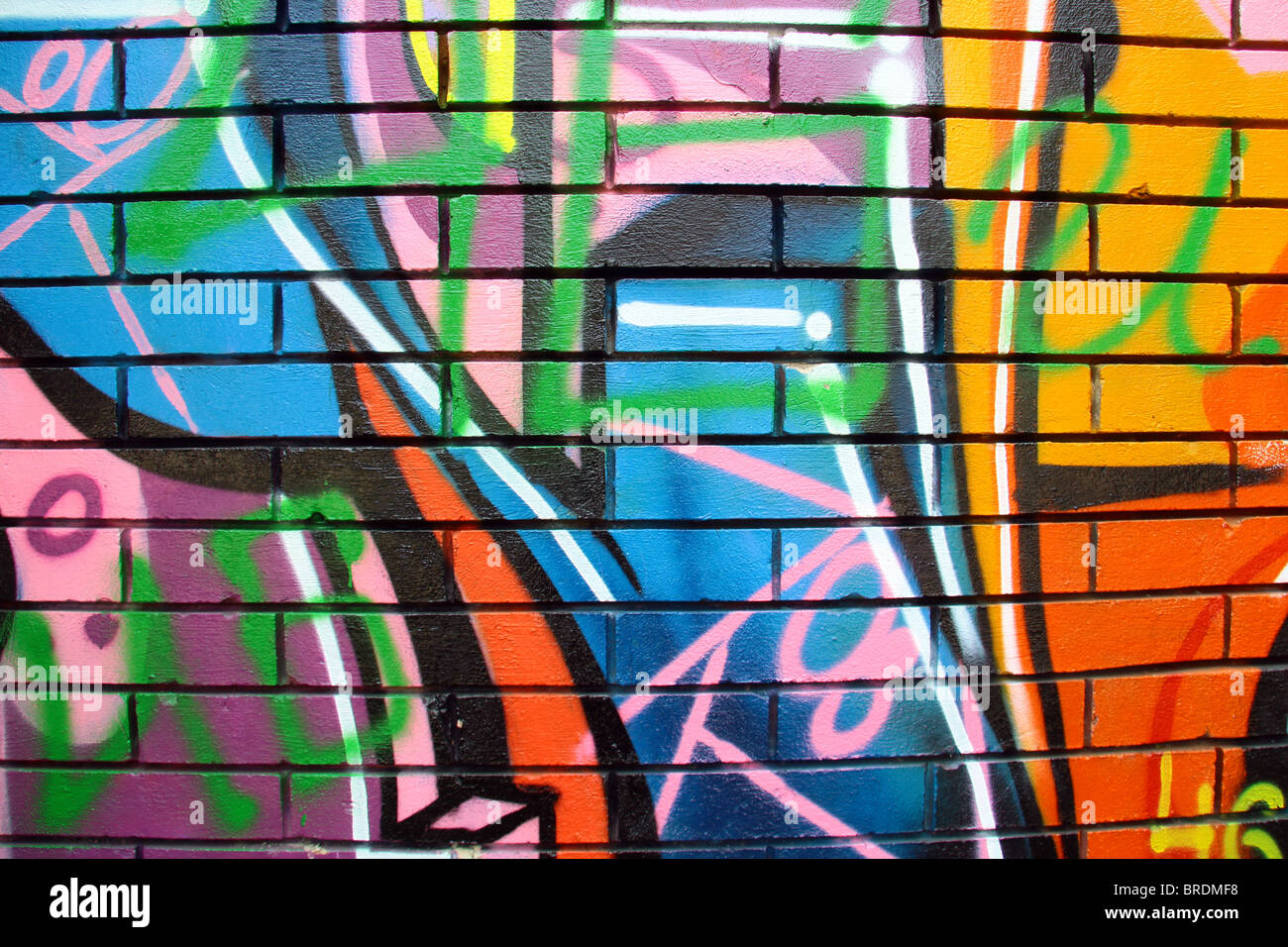 Bright graffiti is suitable for the background Stock Photo - Alamy