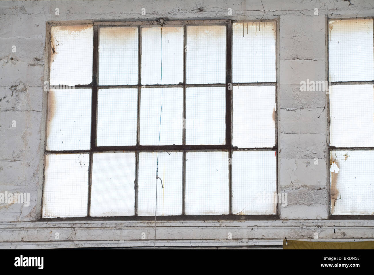 Industrial Building window, close up Stock Photo - Alamy