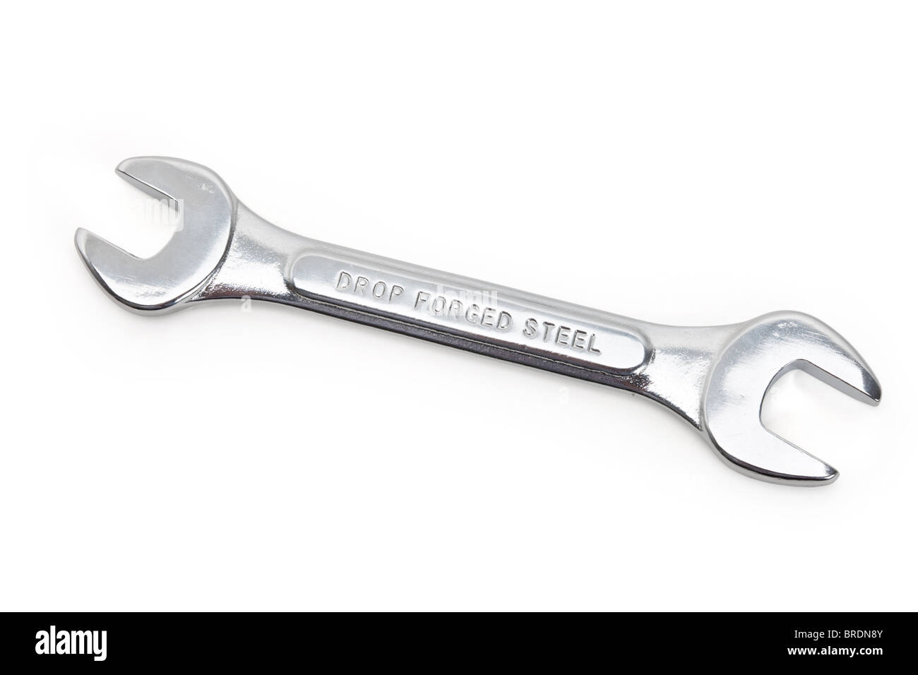 Stainless Steel Wrench close up Stock Photo - Alamy