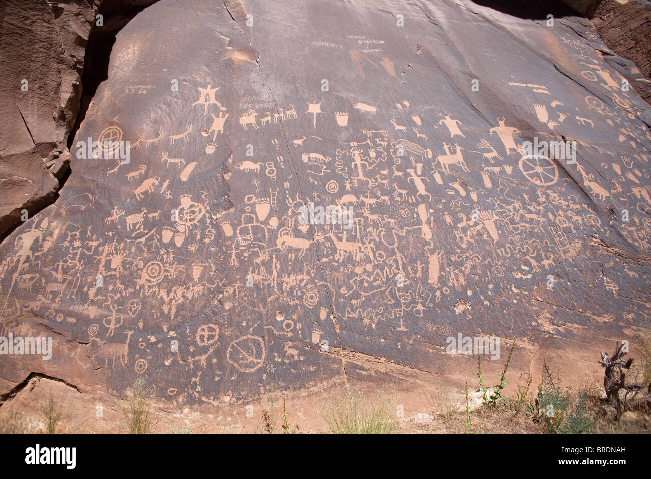 newspaper rock utah Stock Photo - Alamy