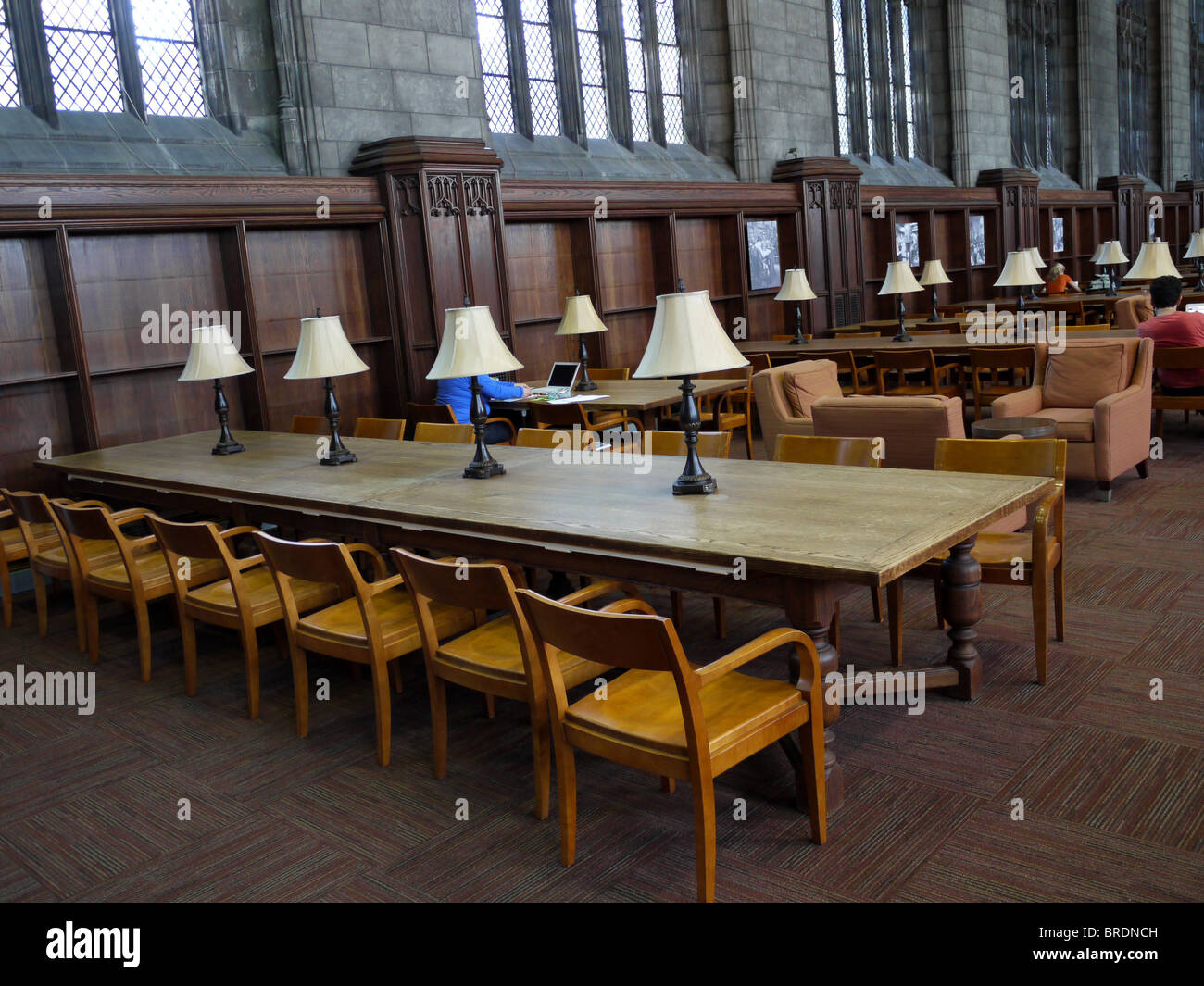 University of chicago library interior hi-res stock photography and ...