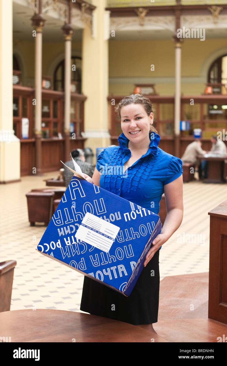 Russian post office hi-res stock photography and images - Alamy