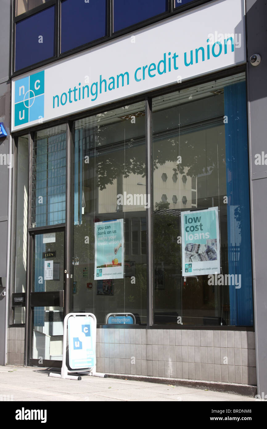 Nottingham Credit Union Stock Photo - Alamy