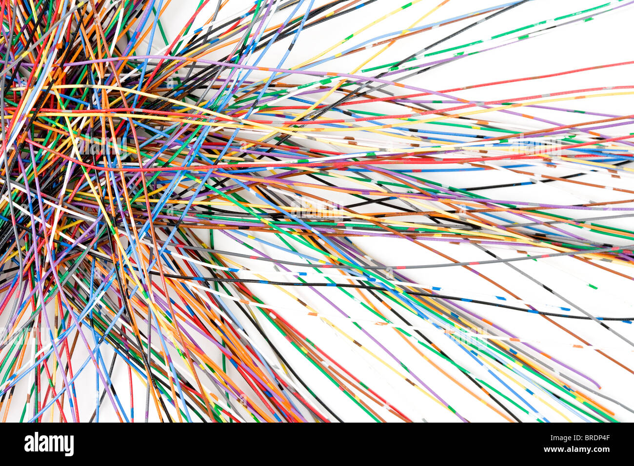 Colorful Cable, Concept of Communication, Data Line Stock Photo - Alamy