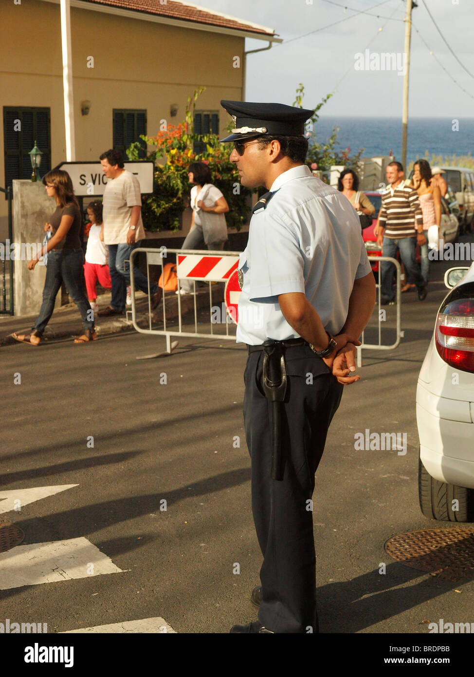 Madeira, policemen, Portuguese, Portugal Stock Photo - Alamy