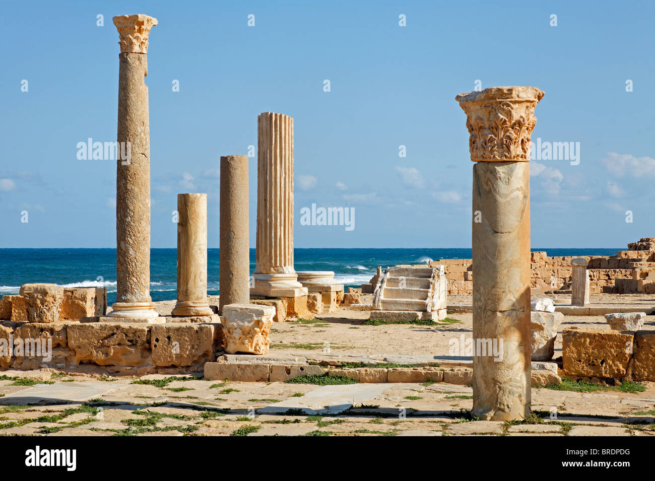 Libya sabratha basilica justinian hi-res stock photography and images ...