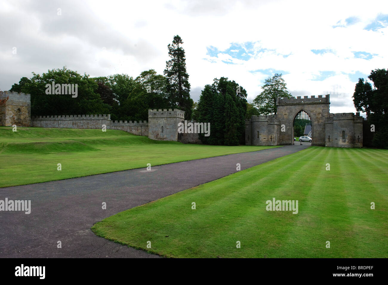 Ford Castle, Northumberland Stock Photo - Alamy