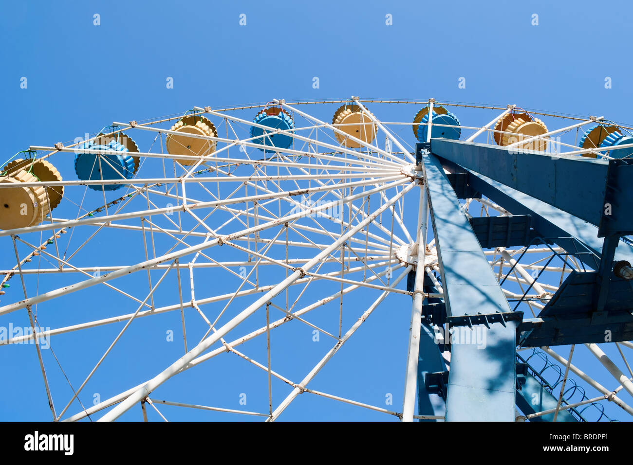 Part of a ferris wheel. Big observation wheel Stock Photo - Alamy