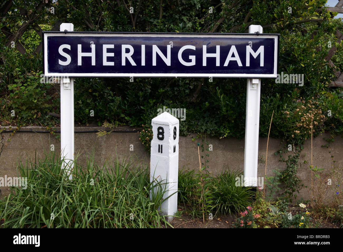 Railway station name board hi-res stock photography and images - Alamy