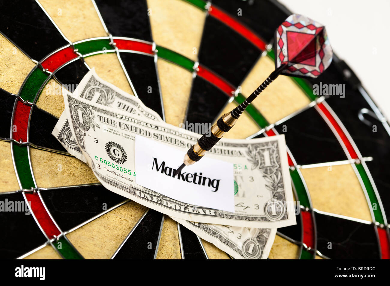 Dart & target Stock Photo - Alamy