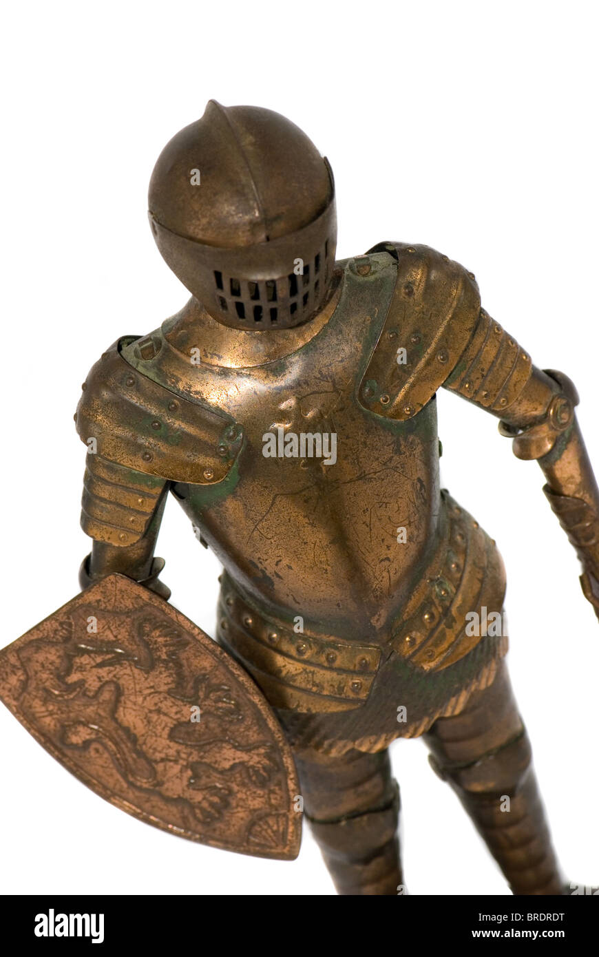 Knight on white background Stock Photo - Alamy