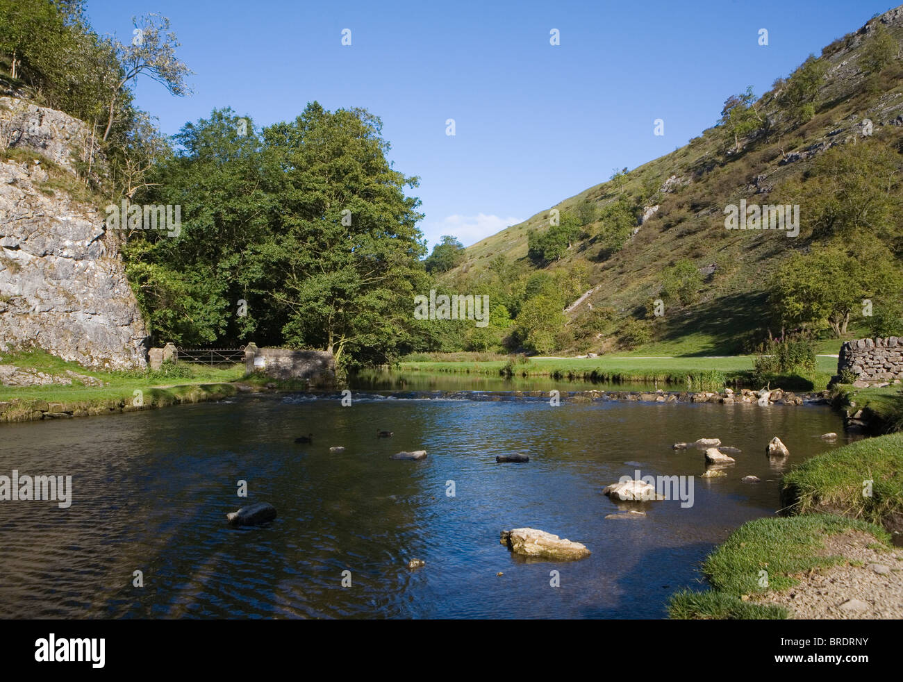 River Dove, Dovedale, Derbyshire, England UK Stock Photo - Alamy