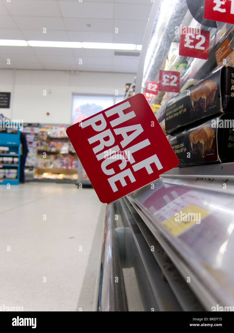 Supermarket Special Offers. Retail signage at a Co-operative store ...