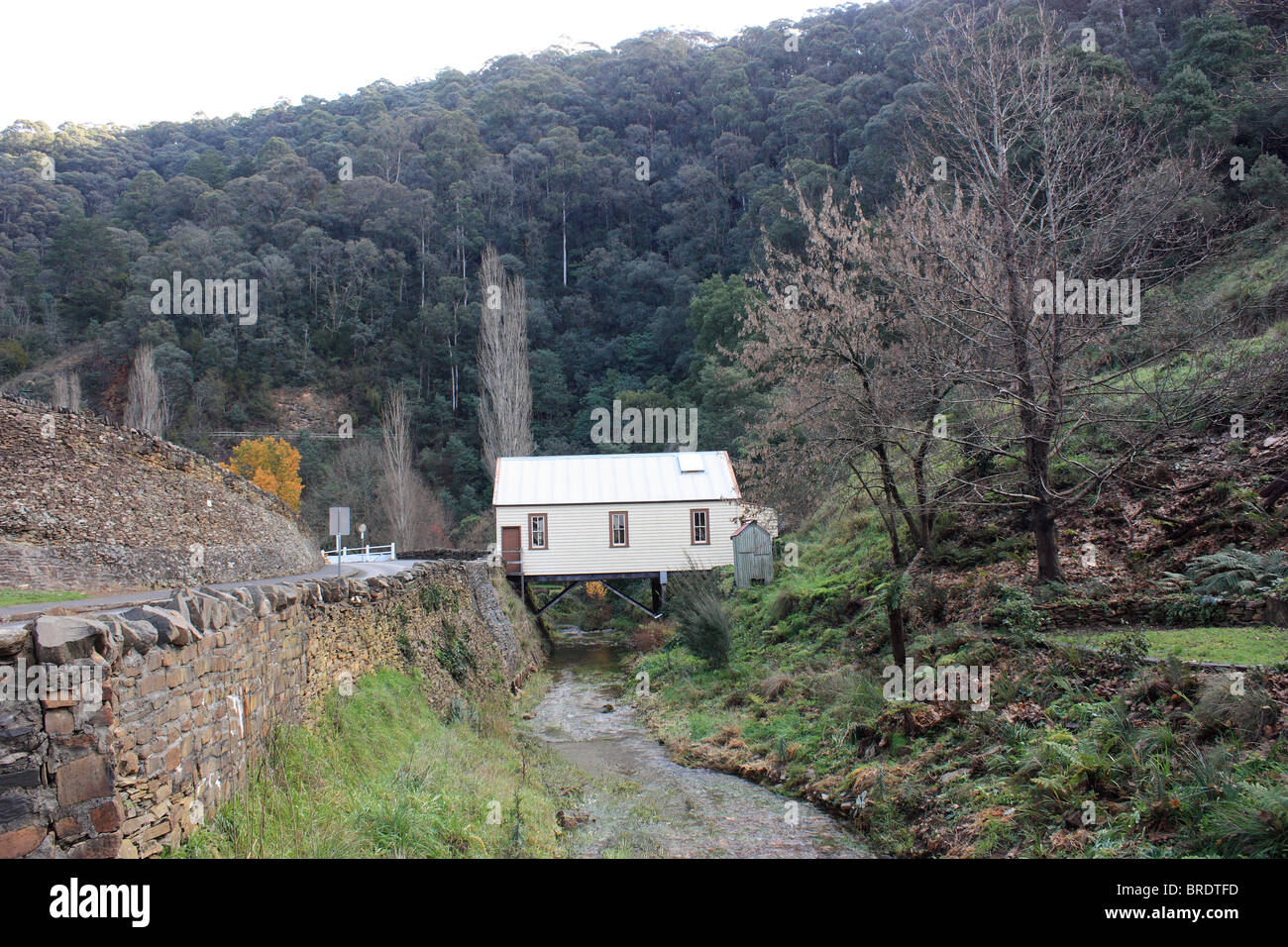 WALHALLA FIRE STATION VICTORIA AUSTRALIA BDA Stock Photo - Alamy