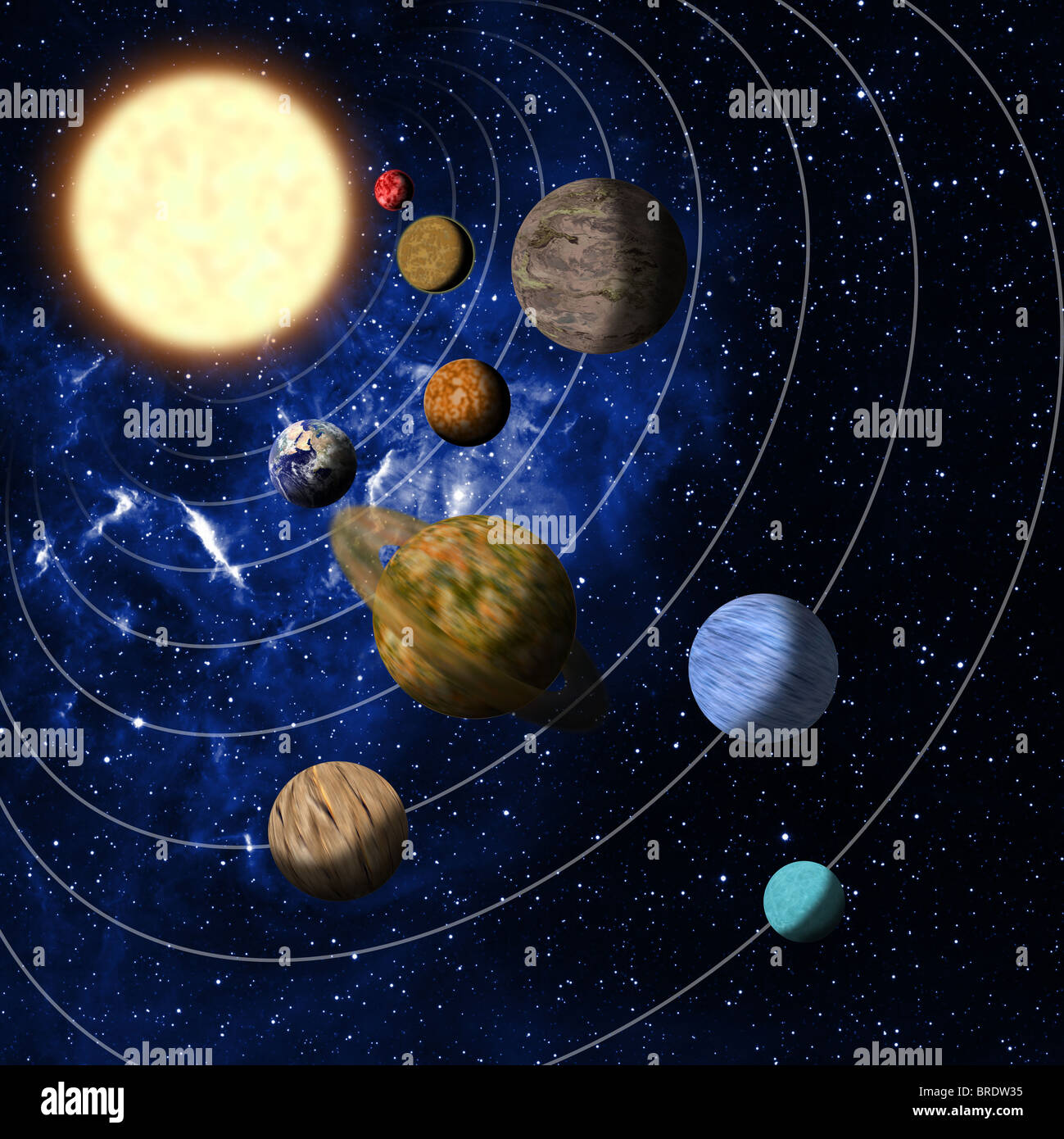 Solar system astronomy hi-res stock photography and images - Alamy